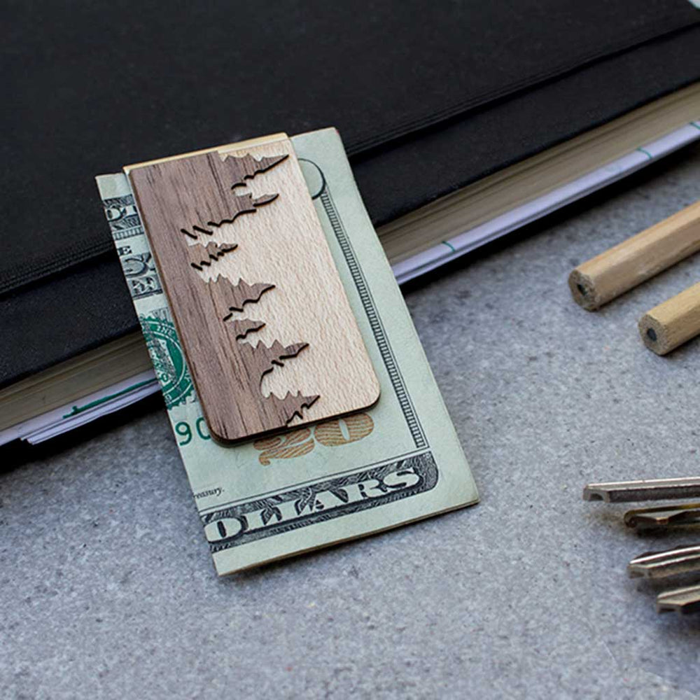 Forest Money Clip – Treeline and Tide